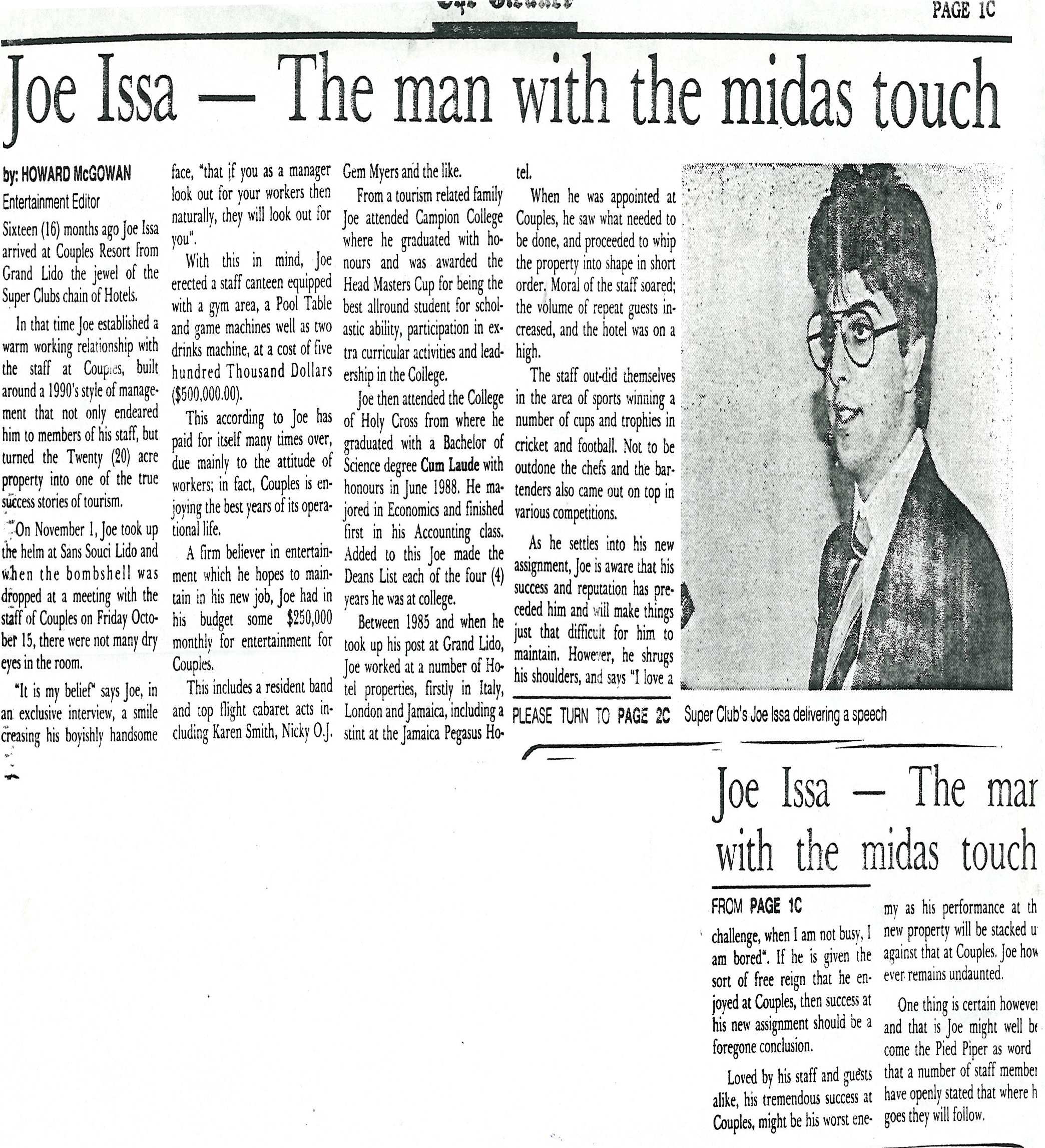 Joe Issa - The man with the Midas touch | Joey Issa